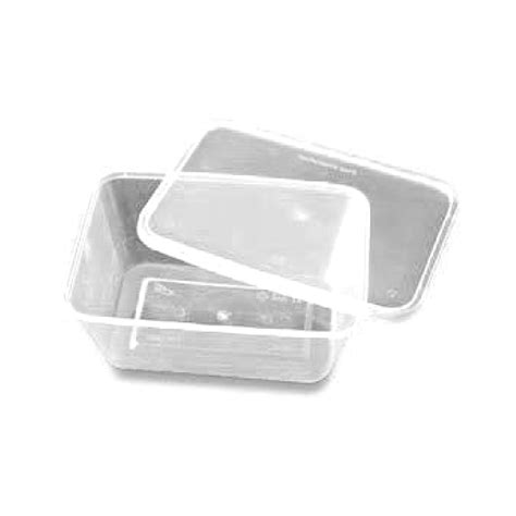Clear Microwavable Rectangular Containers M W Lids Galaxypack