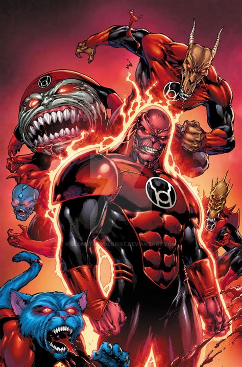 Green Lanterns 4 P20 By BlondTheColorist Red Lantern Corps Dc Comics