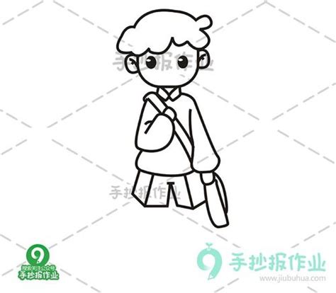 我爱上学简笔画画 简笔画图片大全 普车都