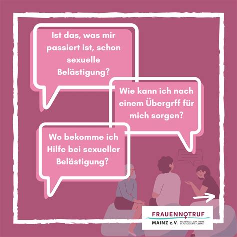 Frauennotruf Mainz Sprechen über Sexuelle Belästigung Für Betroffene