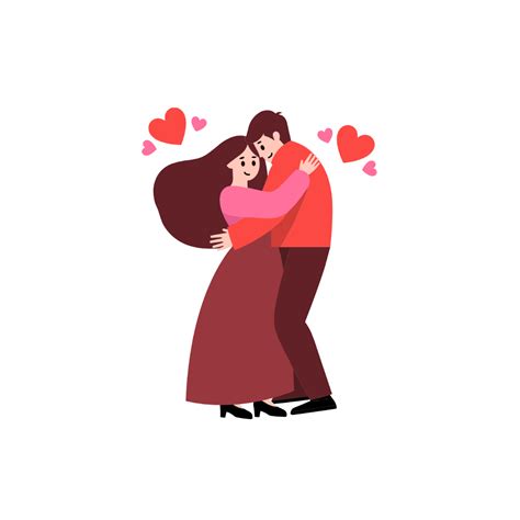 Free Hugging Couple Template To Edit Online