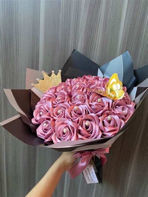 Rosas Eternas Rosas Diy Rose Bouquet Flower Bouquet Diy Ribbon Bouquet