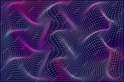 Free Vector Gradient Grid Background