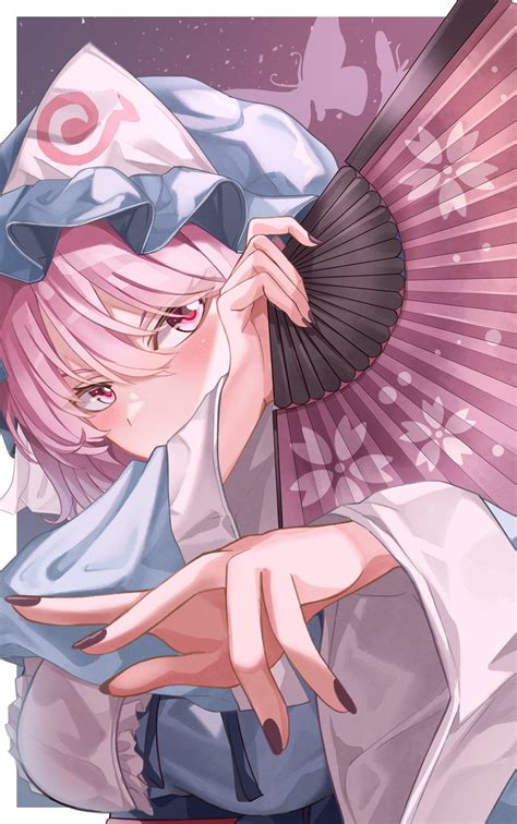 Saigyouji Yuyuko Touhou Drawn By Maboroshimochi Danbooru