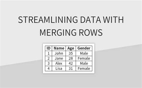 Optimizing Data By Consolidating Rows Excel Template Free Download