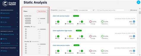 Static Analysis Codenow Documentation