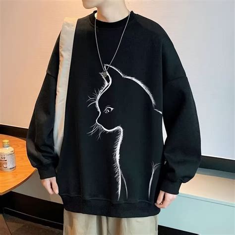 Ts Men เสื้อแขนยาวคอกลม เสื้อกันหนาวคอกลม ผ้าสำลี ผ้าหนาดีใส่สบาย รุ่น