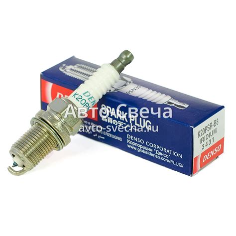 Свеча зажигания Denso 3431, K20PSRB8 "Standard" (K20PSR-B8) - Авто-Cвечи