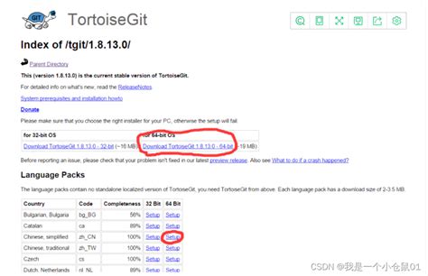 远程仓库一之git 小乌龟安装教程git小乌龟中文包 Csdn博客