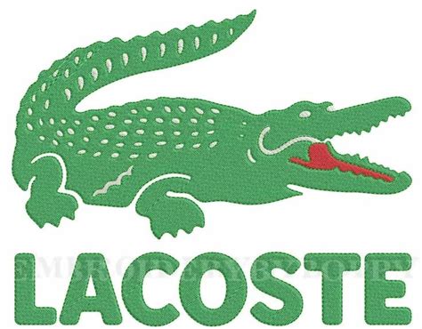 Lacoste Logo Embroidery Designs For Custom Apparel In 2025 Embroidery