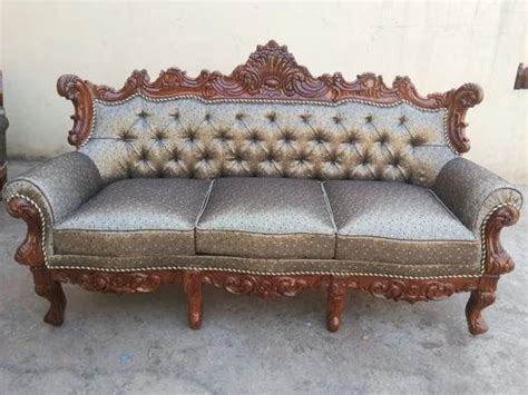 Seater Teak Wood Sofa Set At Set In Hyderabad ID