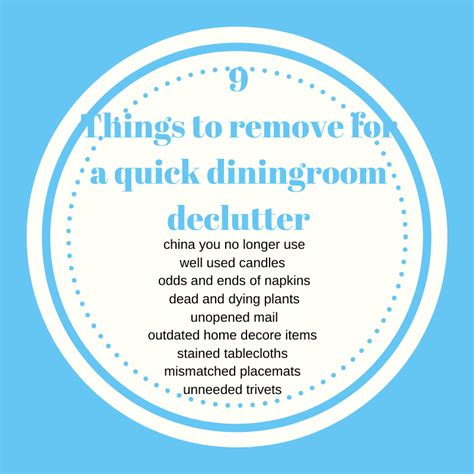 Quick Declutter Challenge 3 Dining Room Mind Over Clutter