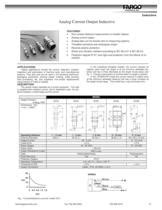 Analog Current Output Inductive FARGO CONTROLS INC PDF Catalogs Technical Documentation