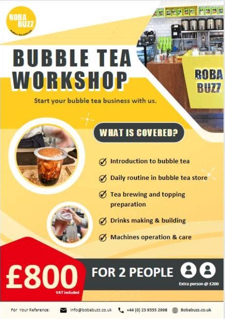 Bubble Tea Training Workshop Bobabuzz