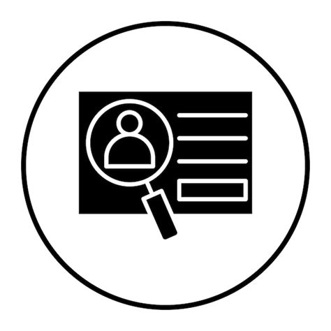 Premium Vector Identification Vector Illustration