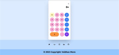 Github Mvaibhav131calculator Reactts The Simple Calculator App Is Made By Using React
