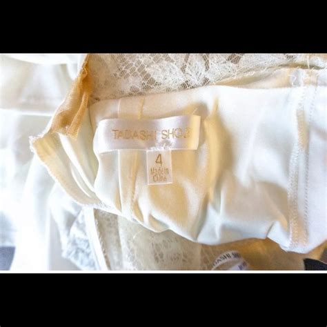 Tadashi Shoji Dresses Tadashi Shoji Lace Wedding Gown Tanya Size 4