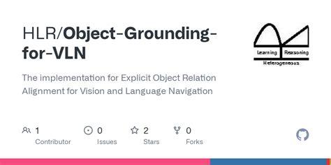 Github Hlr Object Grounding For Vln The Implementation For Explicit Object Relation Alignment