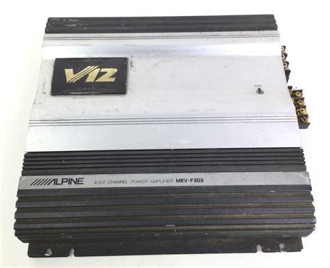 Lot Alpine V Power Amplifier MRV F