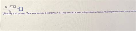 solved 3 50260 simplify your answer type your answer in