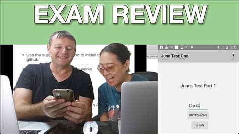 Wife Learns Android Programming Test 1 Review YouTube