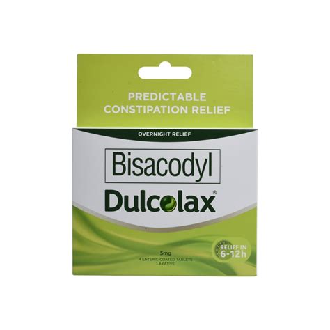Dulcolax Bisacodyl 4 Enteric Coated Tablets Watsons Philippines