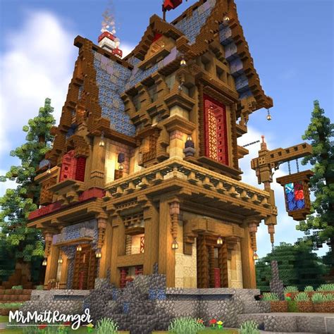 Mrmattranger Minecraft Builder On Instagram Medieval Guild Hall