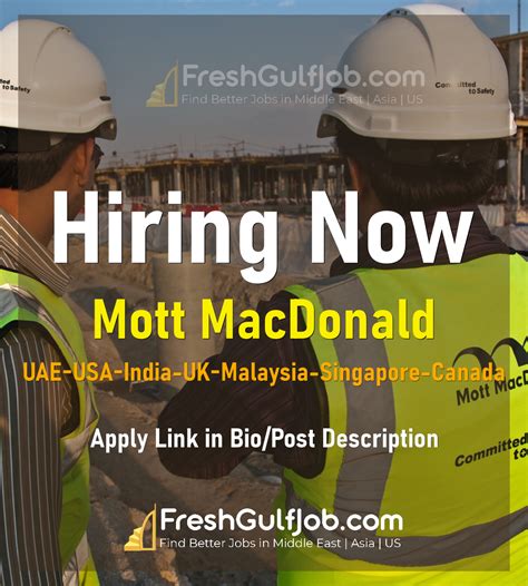 Mott Macdonald Careers Uae Qatar Usa Uk Canada 2025