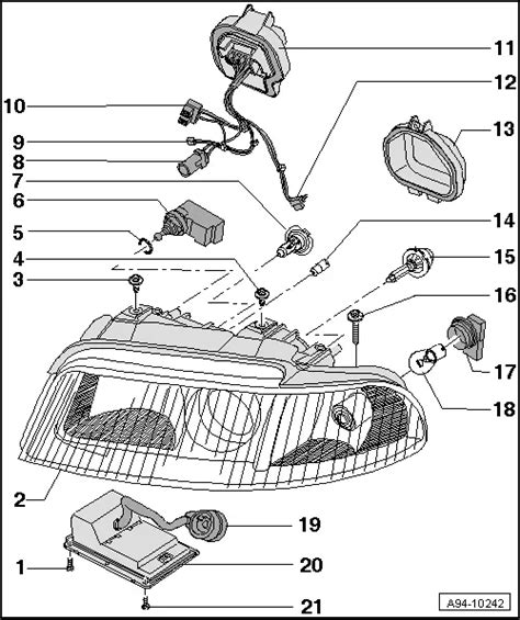 Audi Workshop Service And Repair Manuals A4 Mk1 Vehicle Electrics