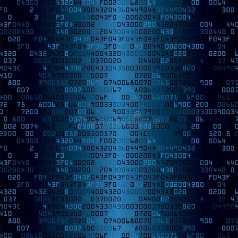 Blue Security Background With Hex Code Stock Vector Illustration Of