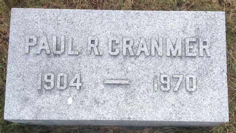 Paul Revere Cranmer Find A Grave Memorial