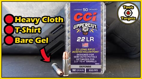 Let S Get Naked NEW CCI Uppercut 22lr Self Defense AMMO Test With