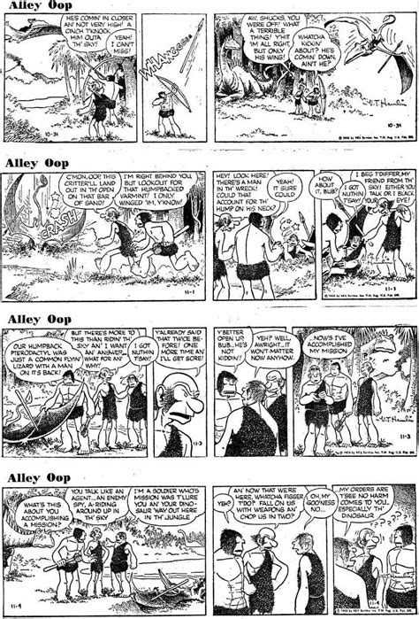 Hairy Green Eyeball 3 Alley Oop Daily Comic Strips 1958 — Part 2
