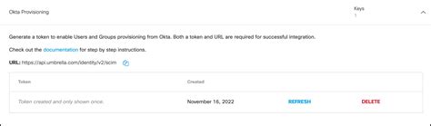 Manage Static Api Keys