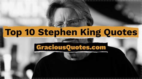 Top 10 Stephen King Quotes Gracious Quotes Youtube