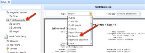 Edit Purchases Template