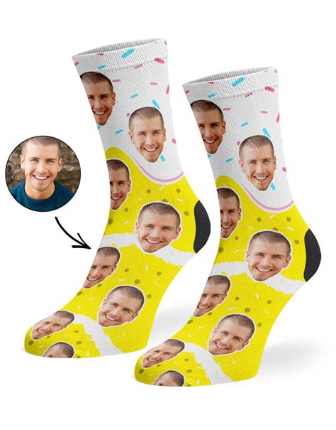 Birthday Cake Socks Custom Birthday Socks