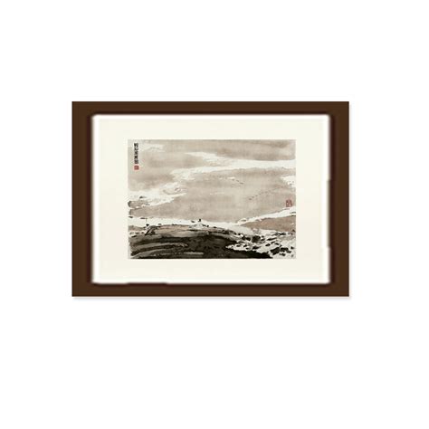 傅抱石平沙落雁【朵云轩木版水印】国画装饰画收藏馈赠家居虎窝淘