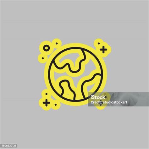 Ikon Garis Tipis Planet Stroke Yang Dapat Diedit Ilustrasi Stok Unduh