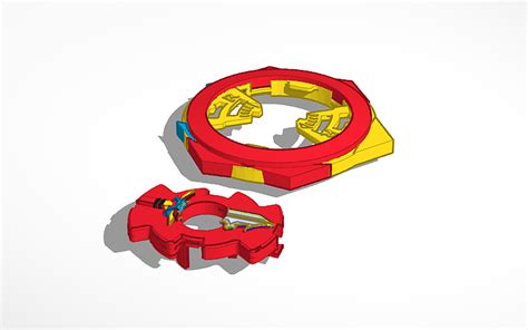 3d Design Unholy Xcalibur Beyblade Burst Sparking Tinkercad