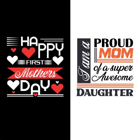 Happy Mothers Day Typography T Shirt Design 24683675 Vector Art At Vecteezy