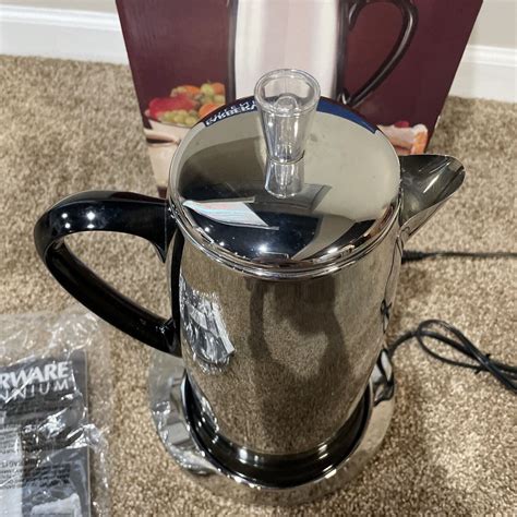 Farberware Millennium 12 Cup Cordless Programmable Electric Percolator