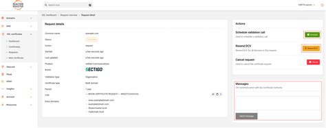 Request A Multi Domain Ov Certificate Realtime Register Knowledge Base