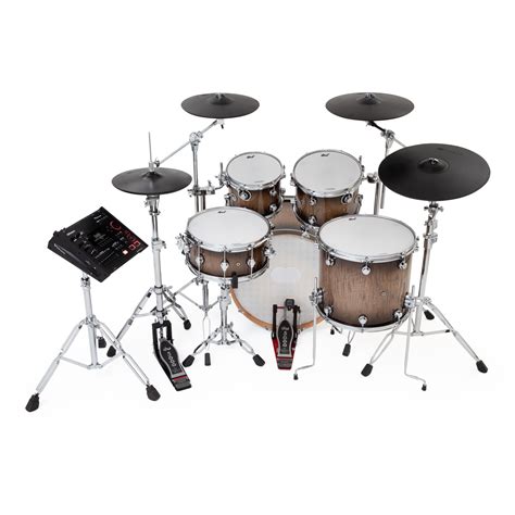 Dwe Dt Select Piece Drum Kit Mit Roland V Soundmodul Und Roland