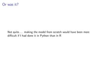 Simulation In R And Python PPT