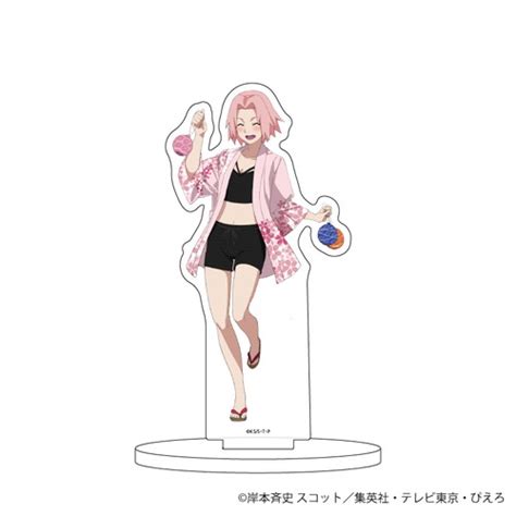 キャラアクリルフィギュア「naruto」and「boruto」25春野サクラ 祭りver描き下ろしイラスト（アクスタ）｜アニメ