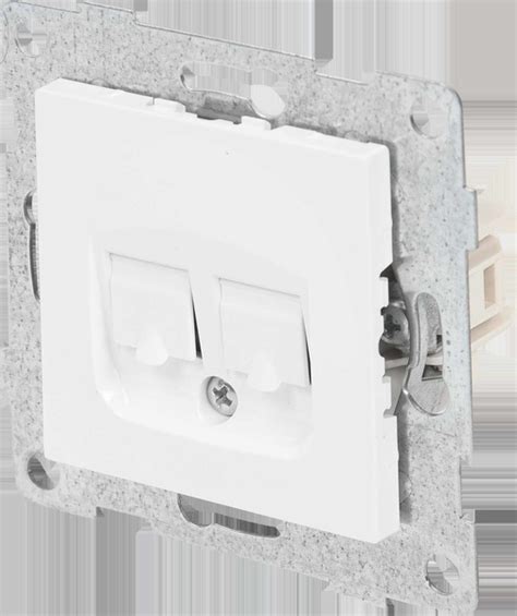 Телефонная/компьютерная розетка встраиваемая Gusi Electric Ugra RJ45 ...