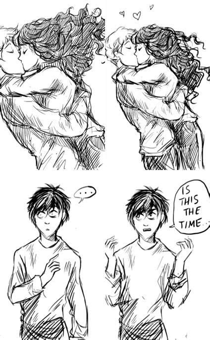 Ron And Hermione Kiss Book Harry Potter Fan Art Harry Potter