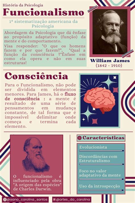 Funcionalismo Na Psicologia Resumo Em 2023 História Da Psicologia