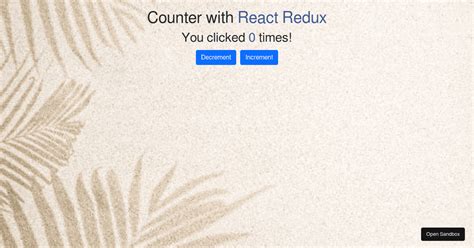 React Redux Counter 1 Codesandbox